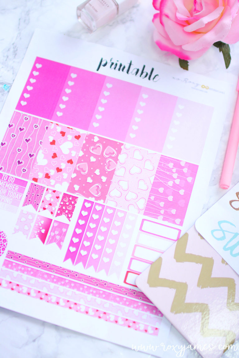 Free Valentine’s Day Sticker Printables