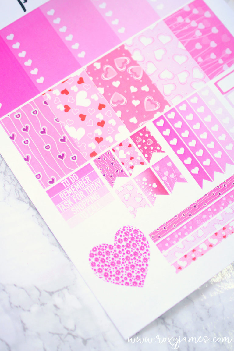 Free Valentine’s Day Sticker Printables