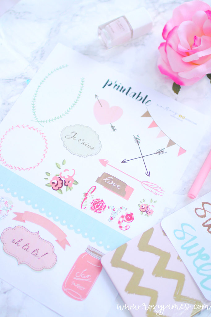 Free Valentine’s Day Sticker Printables