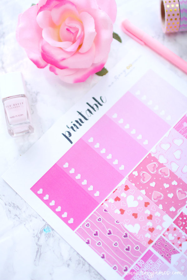 Free Valentine’s Day Sticker Printables